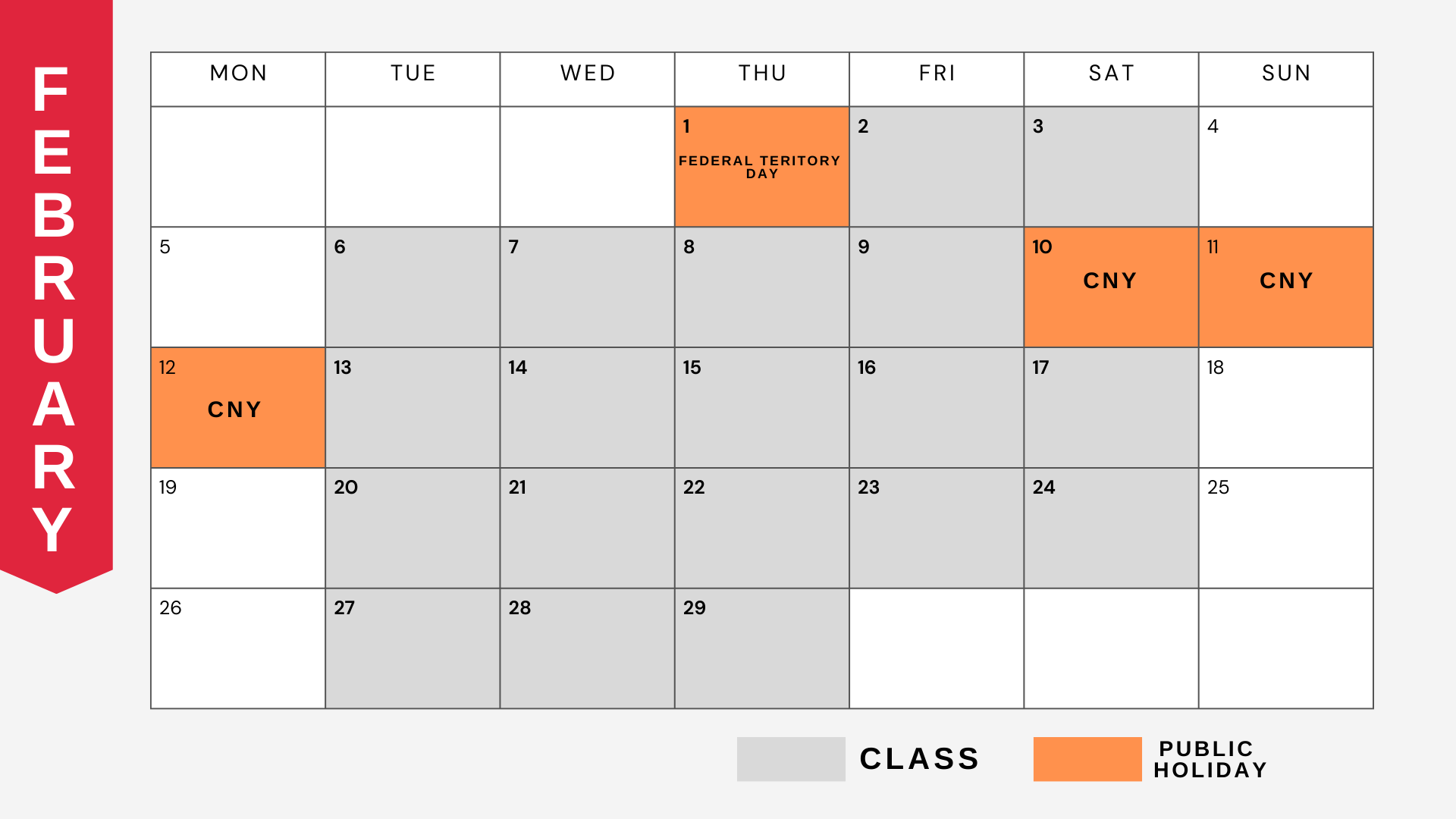 Alliance Francaise Kuala Lumpur - Course Calendar